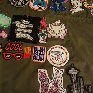 PARODY Jackass Merit Badge Round Iron On Embroidery Patch