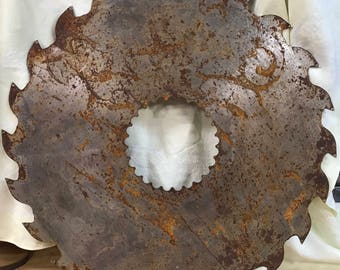 Antique saw blade | Etsy
