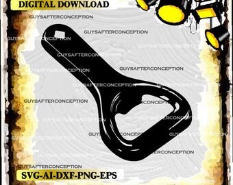 Bottle opener dxf | Etsy