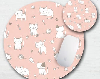 Cat mouse pad | Etsy