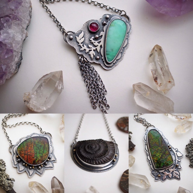 A bohemian collection of handcrafted metalsmith by LaFreeBoheme