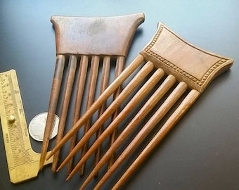 Carved african comb | Etsy