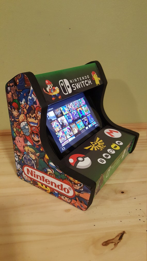 Custom Arcade Cabinet dock stand for the Nintendo switch