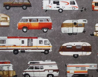 Vw bus fabric | Etsy