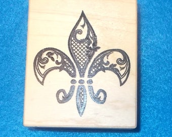 Lily rubber stamp | Etsy