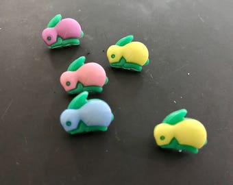 Bunny buttons | Etsy
