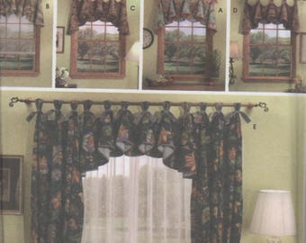 Valance with jabots | Etsy