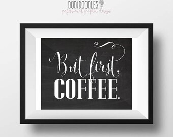 Coffee chalkboard | Etsy