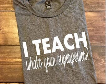 Superhero teacher | Etsy
