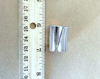 Wide silver ring | Etsy