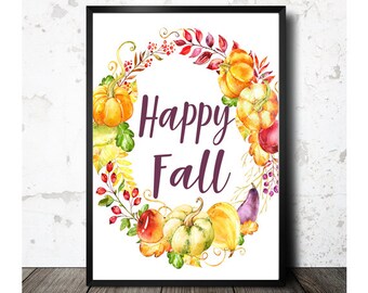 Autumn home decor | Etsy