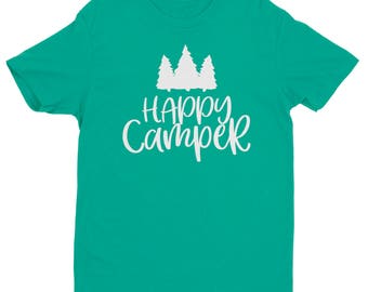 Happy camper shirt | Etsy