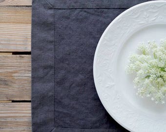 Grey placemats | Etsy