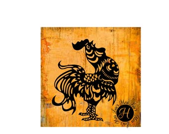 Rooster svg | Etsy