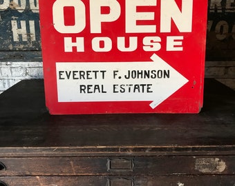 Vintage open sign | Etsy