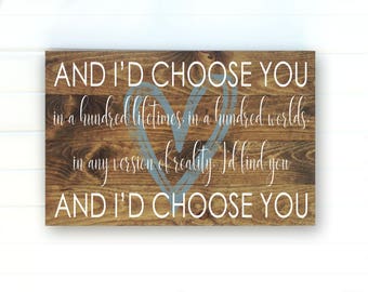 I choose you | Etsy