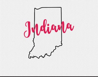 Indiana svg | Etsy