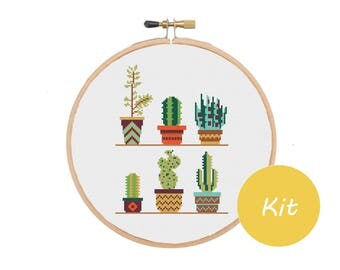 Point de croix moderne | Etsy