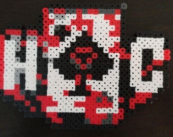 Perler bead card | Etsy