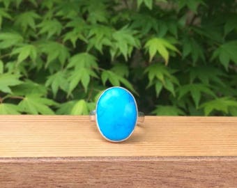 Blue stone ring | Etsy