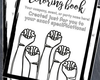 Custom coloring book | Etsy