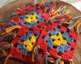 Crochet mug rug | Etsy