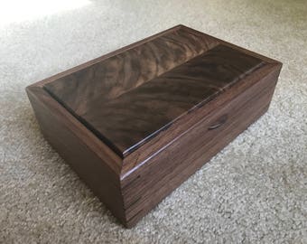 Walnut keepsake box | Etsy