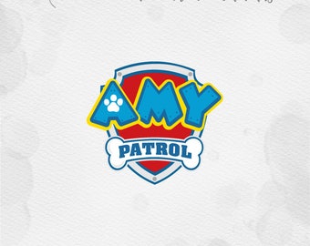 Paw patrol font | Etsy