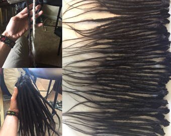 Human hair dreadlock extensions | Etsy