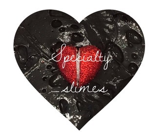 Slime heart | Etsy