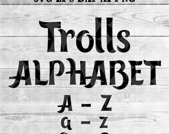 Troll letters | Etsy
