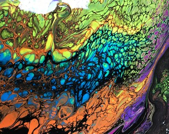 Psychedelic painting | Etsy