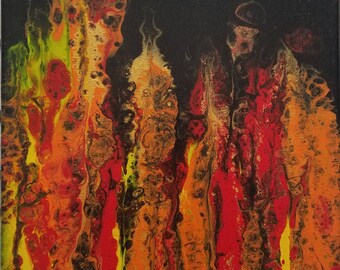 Fluid art | Etsy