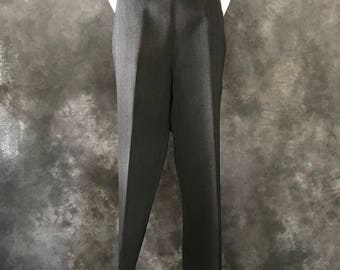 Grey wool pants | Etsy