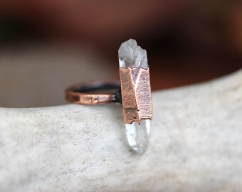 Natural stone ring | Etsy