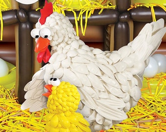 Chicken balloons | Etsy