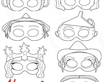 Sharks Printable Coloring Masks shark mask tiger shark