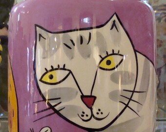 Cat treat jar | Etsy