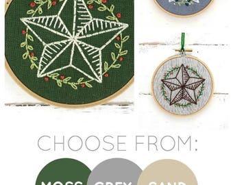 Star Ornament Embroidery Kit