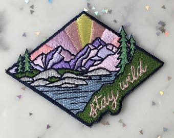 Embroidered patch | Etsy