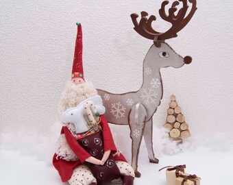 Felt santa claus | Etsy