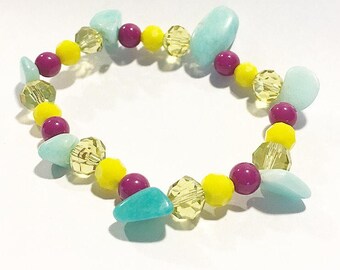 Fun & bright bracelets are just the by TheHustleRedefined on Etsy