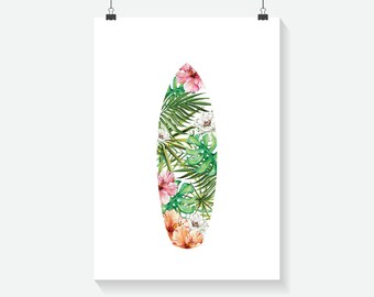 Surf print | Etsy