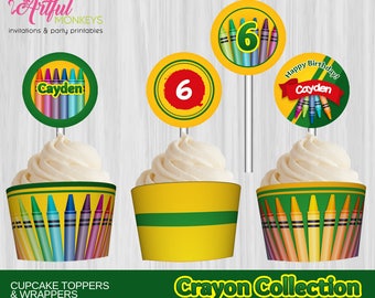 Crayola party | Etsy