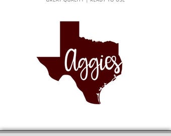 Aggie svg | Etsy