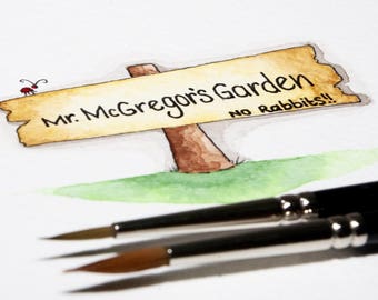 Mr mcgregor | Etsy
