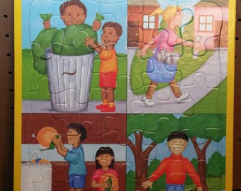 Frame tray puzzle | Etsy