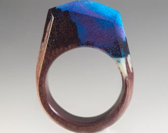 Wood epoxy jewelry | Etsy