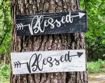 Blessed sign | Etsy