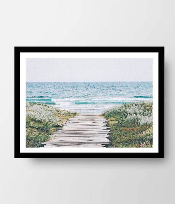 Ocean Print Ocean Water Photo Waves Print Water Print